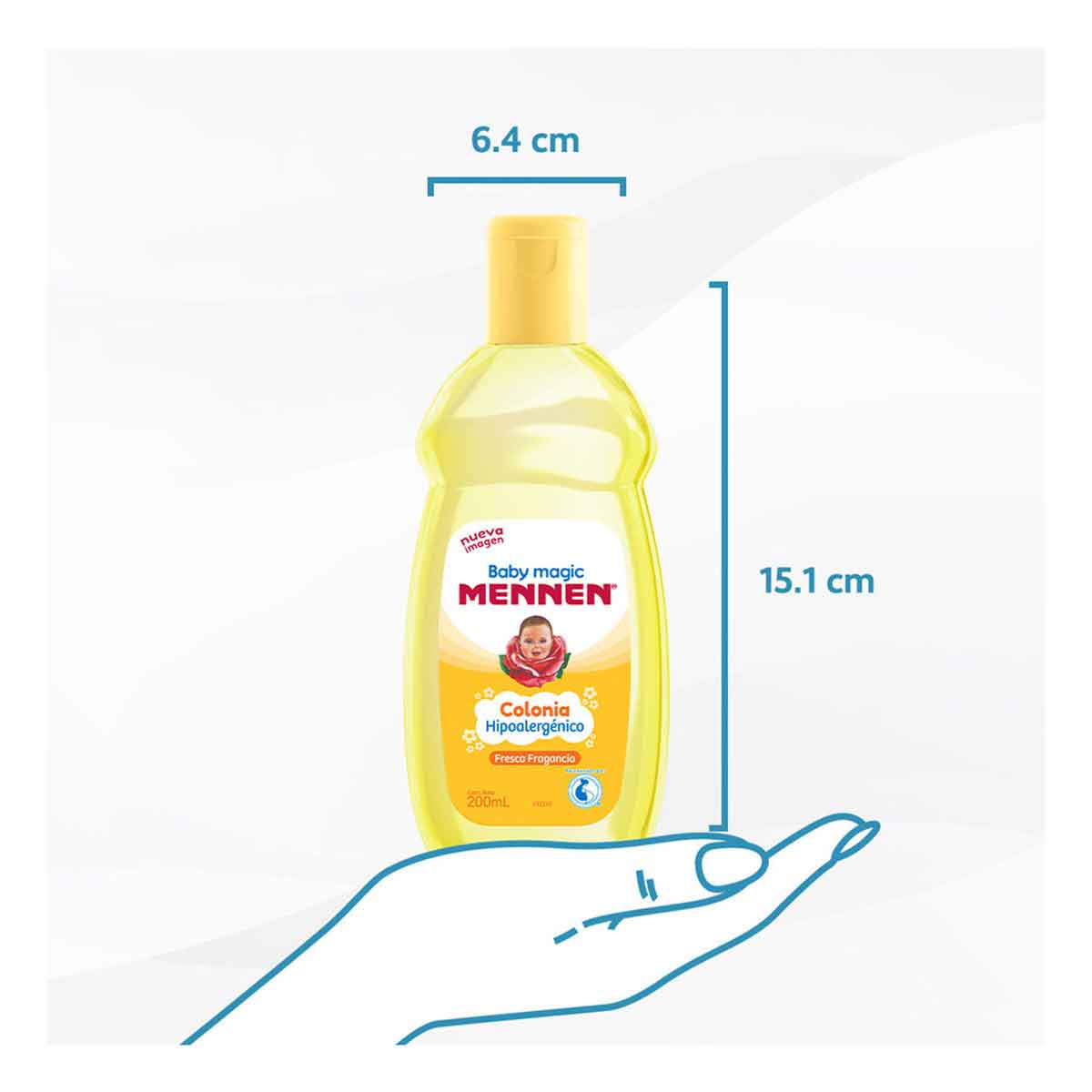 Colonia para Bebé Baby Magic Mennen Fresca Fragancia 200ml | Chedraui