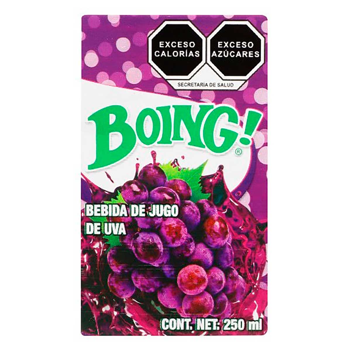 Bebiba Boing con Jugo de Uva Fortificada 250ml | Chedraui