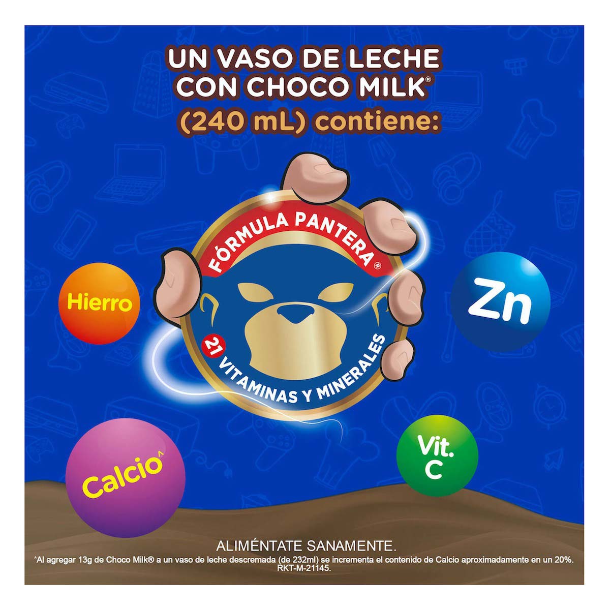 Chocolate en Polvo Choco Milk Bolsa 160g | Chedraui