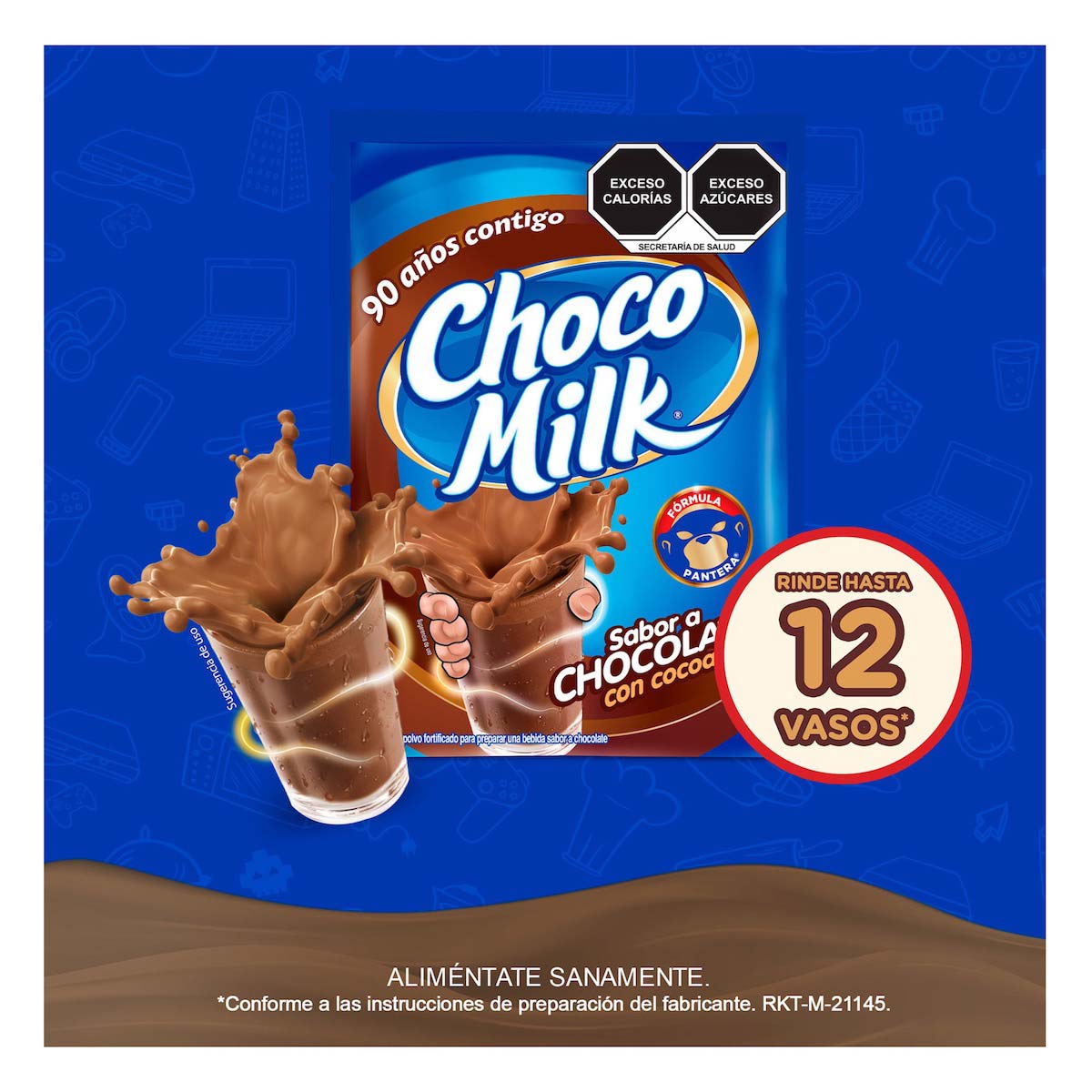 Chocolate en Polvo Choco Milk Bolsa 160g | Chedraui