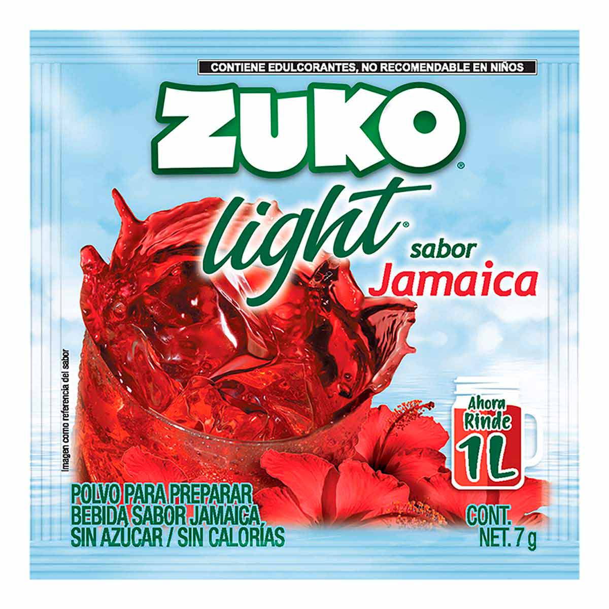 Bebida Instantánea Zuko Light Sabor Jamaica 7g | Chedraui