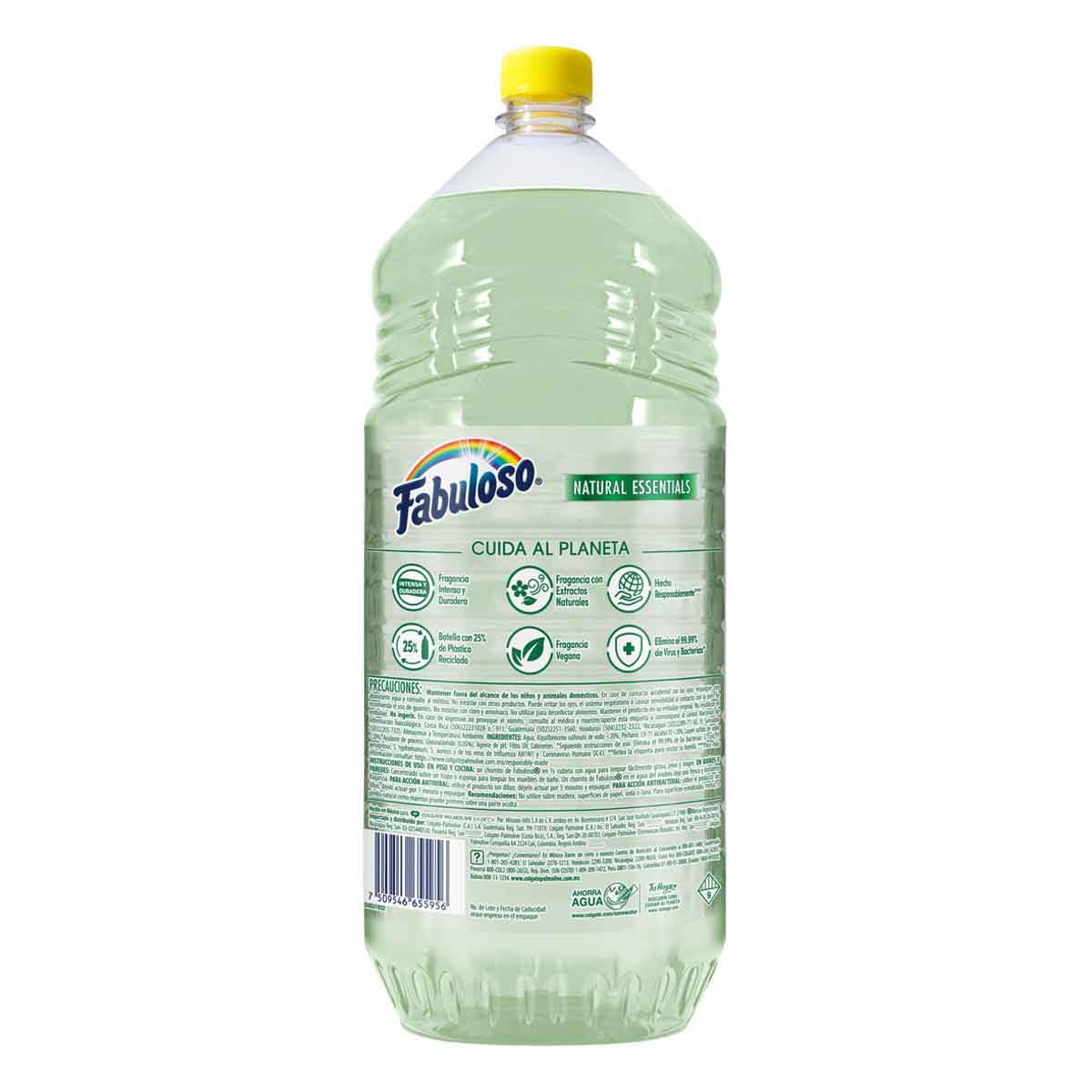 Limpiador Multiusos Líquido Fabuloso Natural Essentials Eucalipto ...