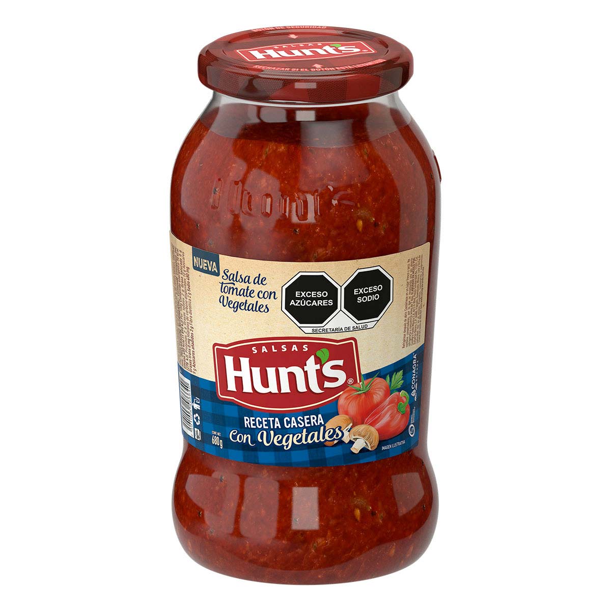Salsa para Pasta Hunt's Tomate y vegetales 680g | Chedraui