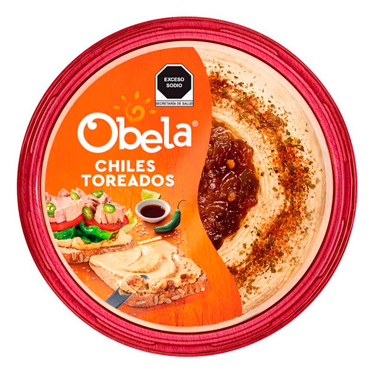 Hummus Obela Chiles Toreados 198 Gr | Chedraui