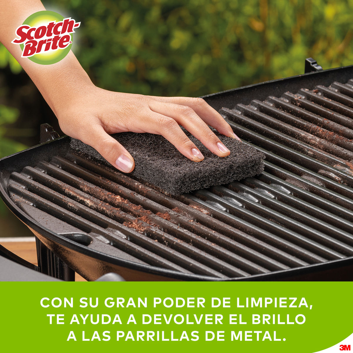 Fibra Scoth Brite para Parrilla Negra | Chedraui
