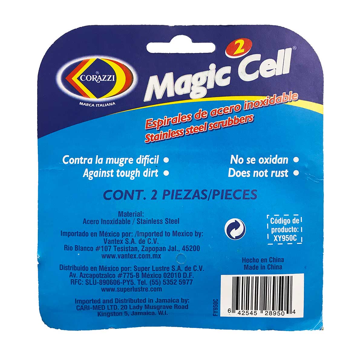 Espirales de Acero Inoxidable Corazzi Magic Cell | Chedraui