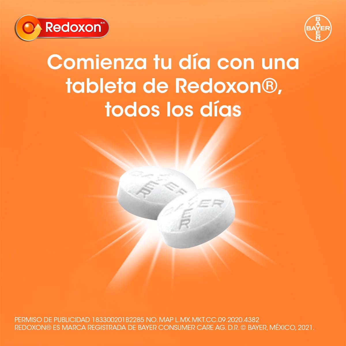 Tabletas Redoxon 500mg de Vitamina C Frasco con 100 Tabletas | Chedraui