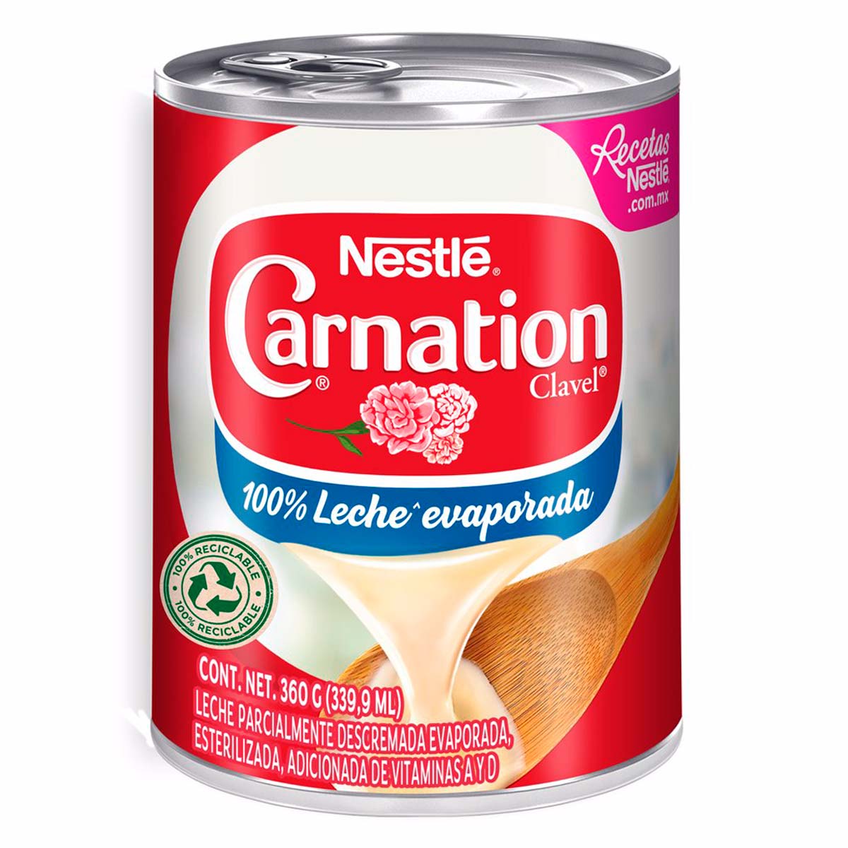 Leche Evaporada Nestlé Carnation Clavel Original 1 Lata de 360g | Chedraui