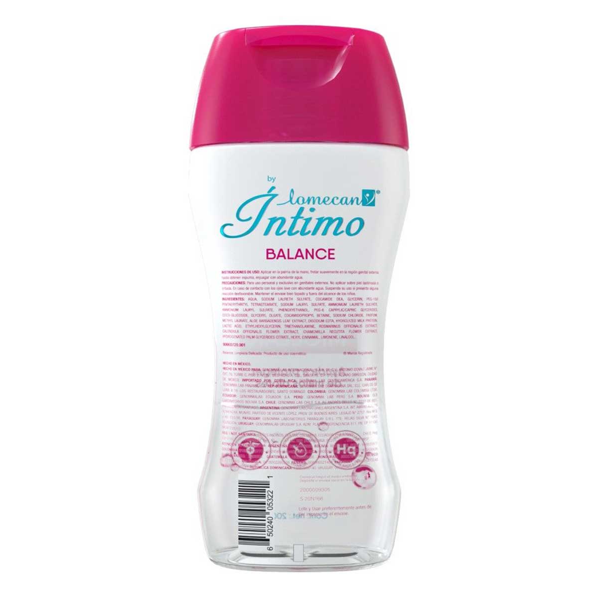 Shampoo Intimo Lomecan V Micelar Balance 200ml | Chedraui
