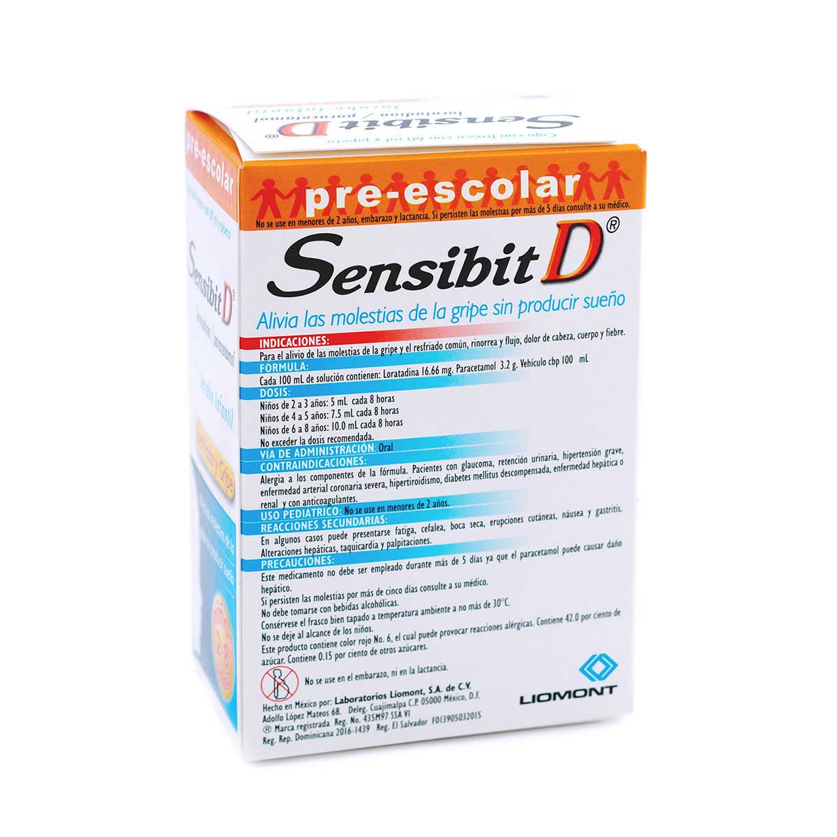 Jarabe Infantil Sensibit D Pre-Escolar Frasco con 60ml | Chedraui