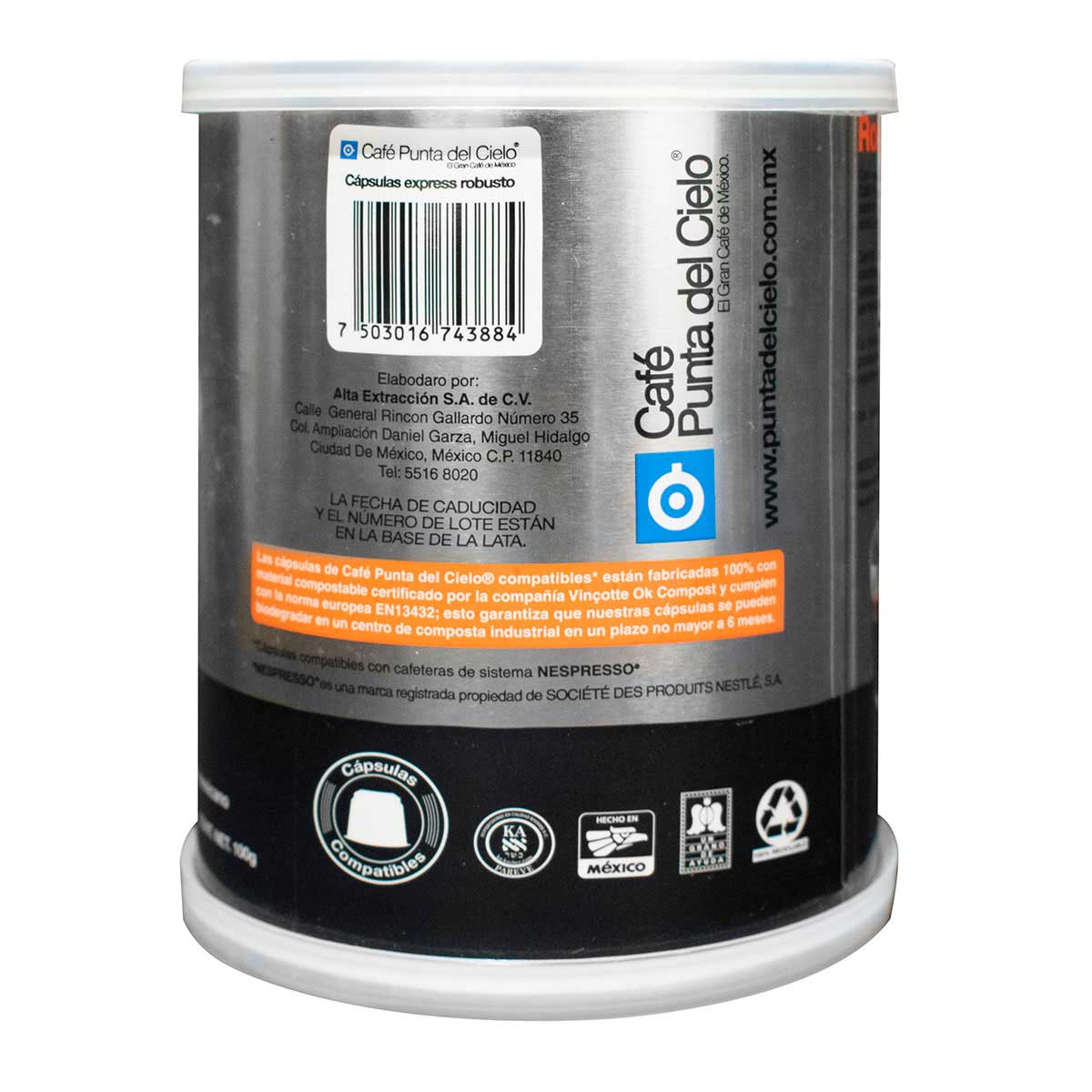Capsula Express Punta del Cielo Robuto 100g | Chedraui