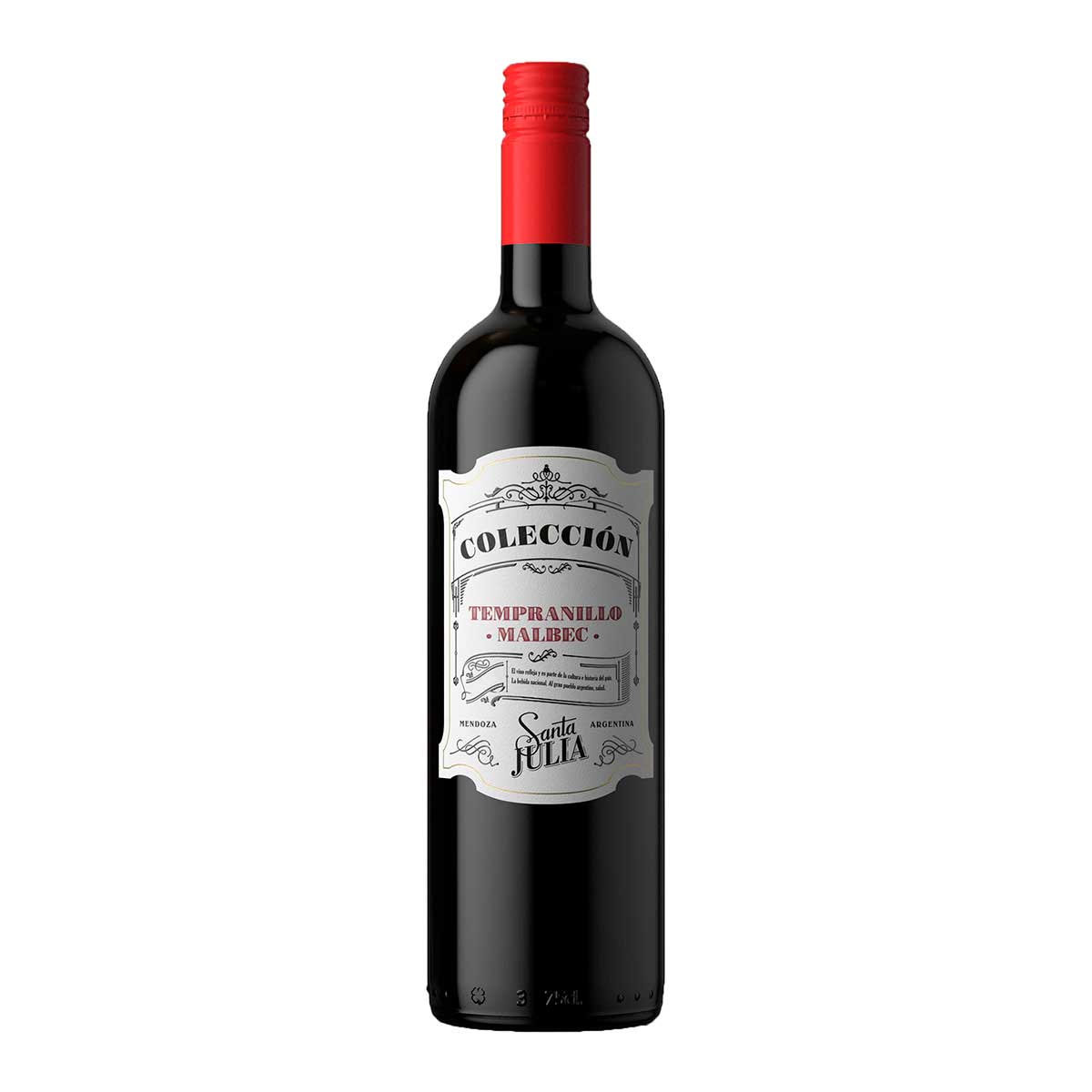 Vino Tinto ArgentinoSanta Julia Colección Tempranillo Malbec 750ml ...