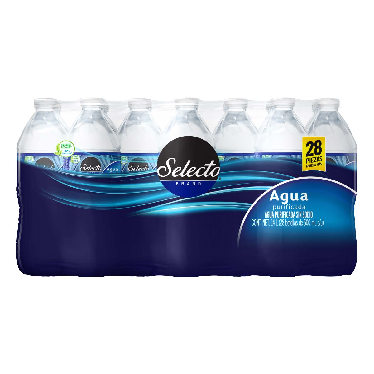 Agua Purificada Selecto Brand con 28 Piezas de 500ml | Chedraui