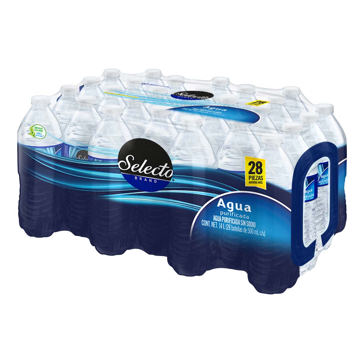 Agua Purificada Selecto Brand con 28 Piezas de 500ml | Chedraui