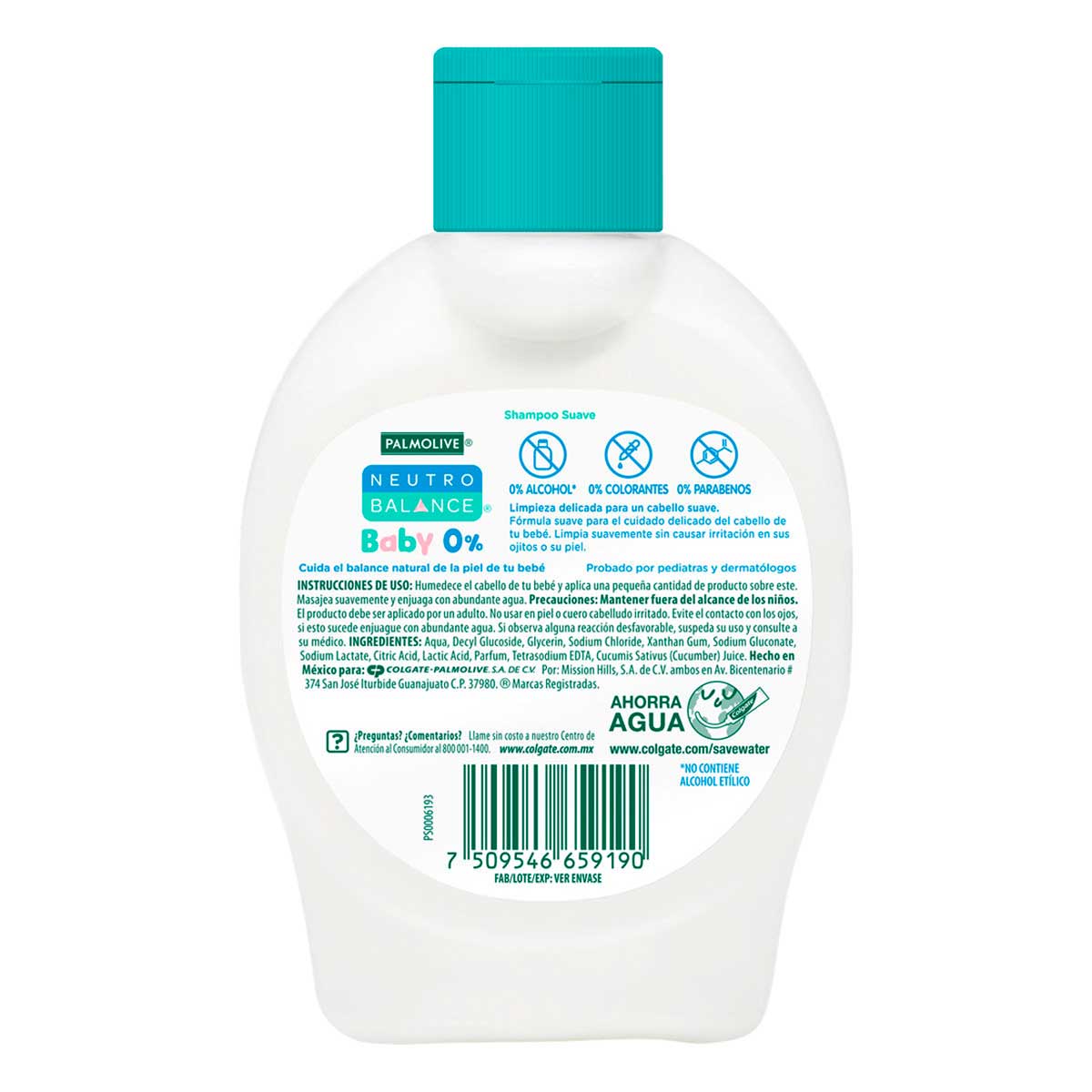 Shampoo para Bebé Palmolive Neutro Balance Baby 0% 221ml | Chedraui