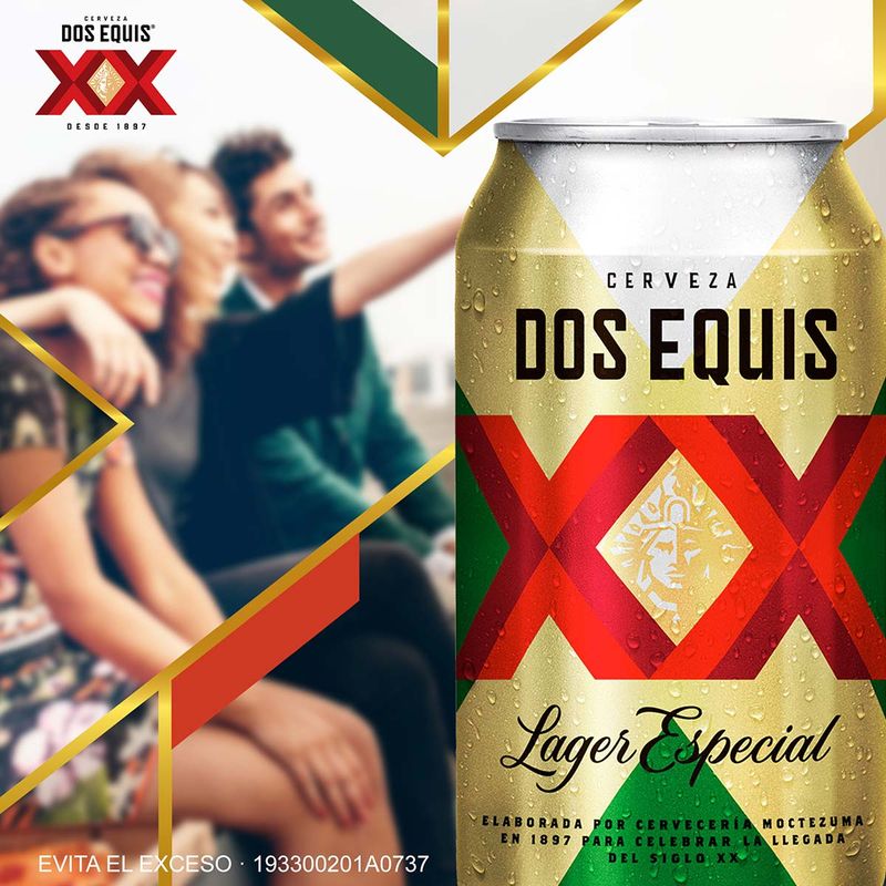 Cerveza Clara Dos Equis Lager Lata 473 ml.. | Chedraui Cerveza Clara Dos Equis Lager Lata 473 ml.. | Chedraui
