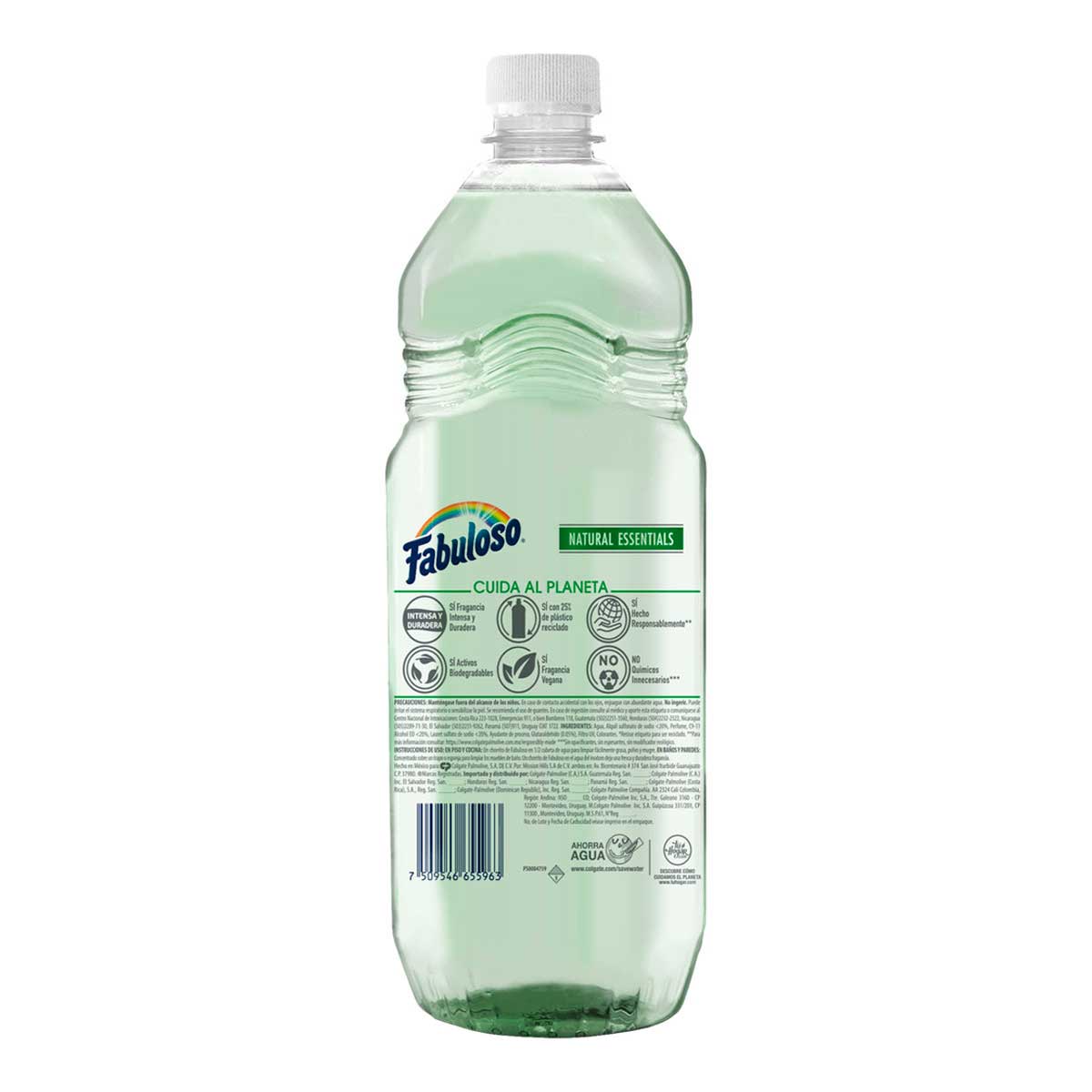 Limpiador Multiusos Líquido Fabuloso Natural Essentials Eucalipto y ...