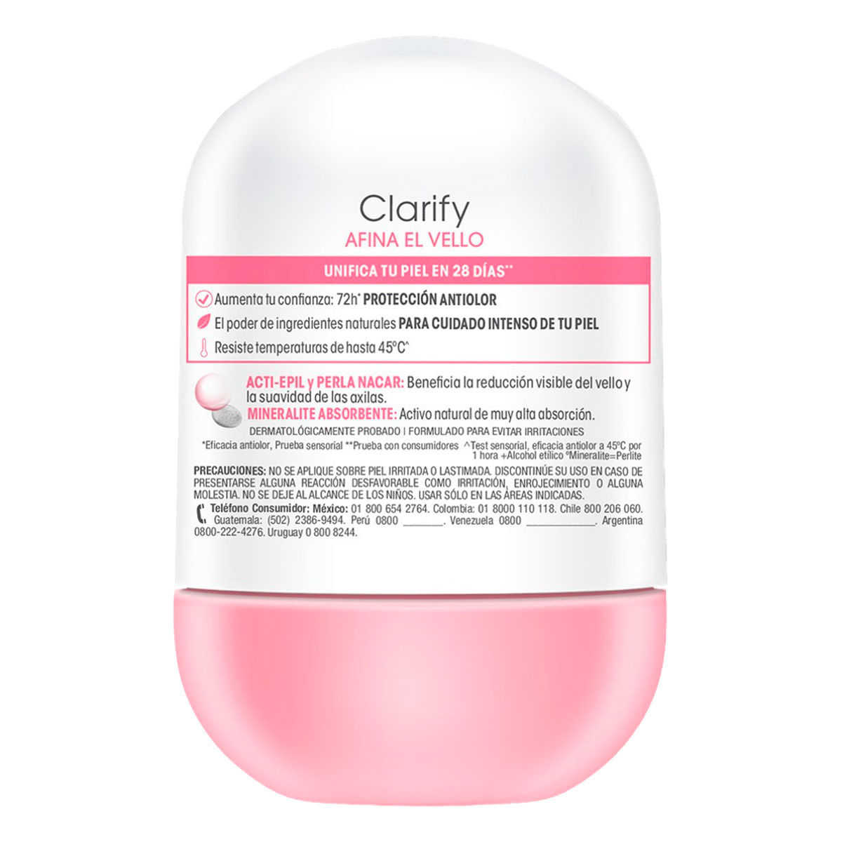 Antitranspirante en Roll On Garnier bí-O Clarify Afina el Vello 50ml ...