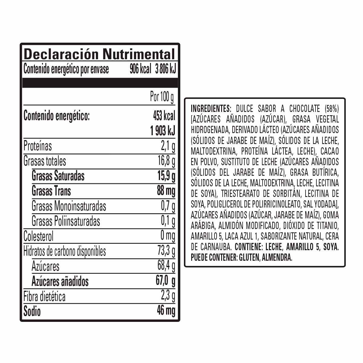 Chocolate Ricolino Chocoretas 200g | Chedraui