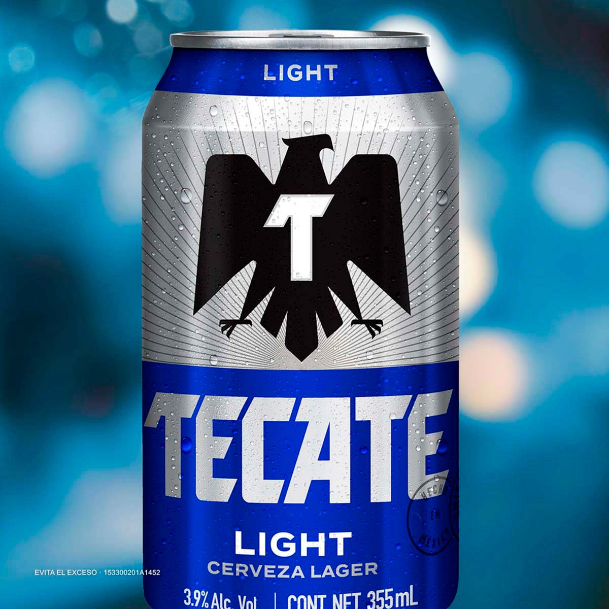 Cerveza Clara Tecate Light 12 Latas de 355ml c/u | Chedraui