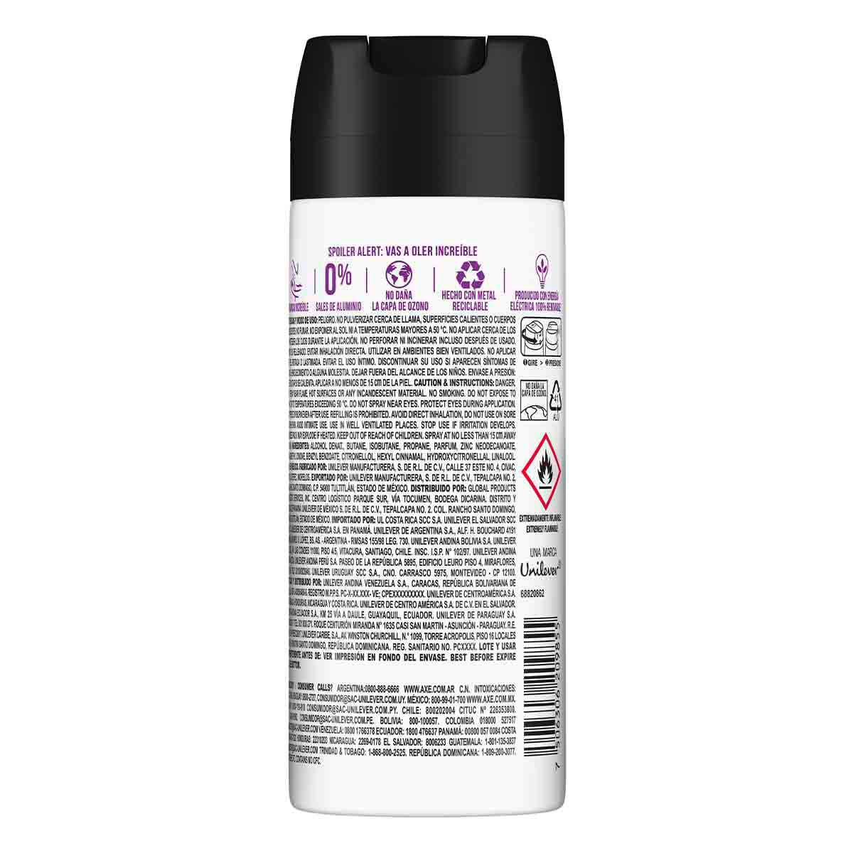 Desodorante en Aerosol Axe Anarchy Flower 150ml | Chedraui