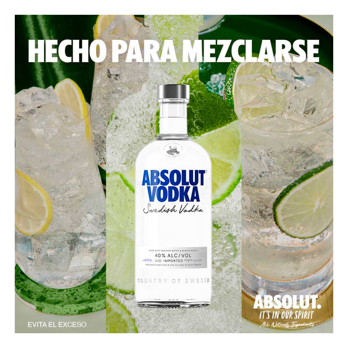 Vodka Absolut Azul 750ml. | Chedraui