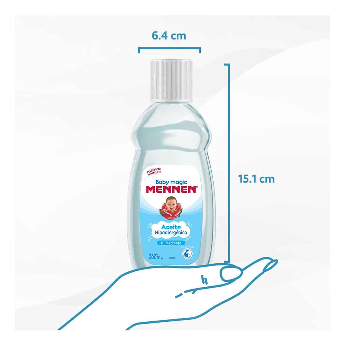 Aceite para Bebé Baby Magic Mennen Hipoalergénico Humectante 200ml ...