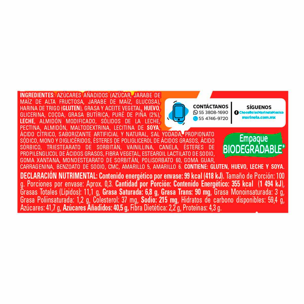 Pastelito Marinela Chocoroles Mini 28g | Chedraui