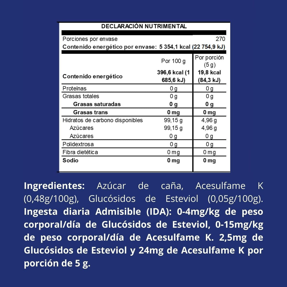 Azúcar BC Baja en Calorías Metco 1.350Kg | Chedraui