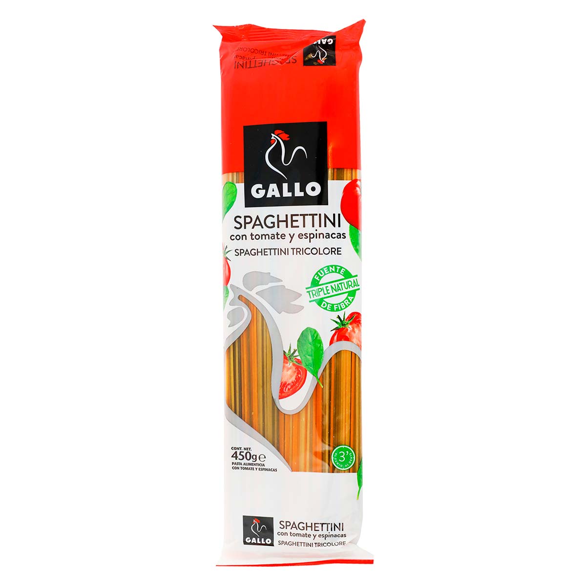 Pastas Gallo Spaghetti Vegetales 450g | Chedraui