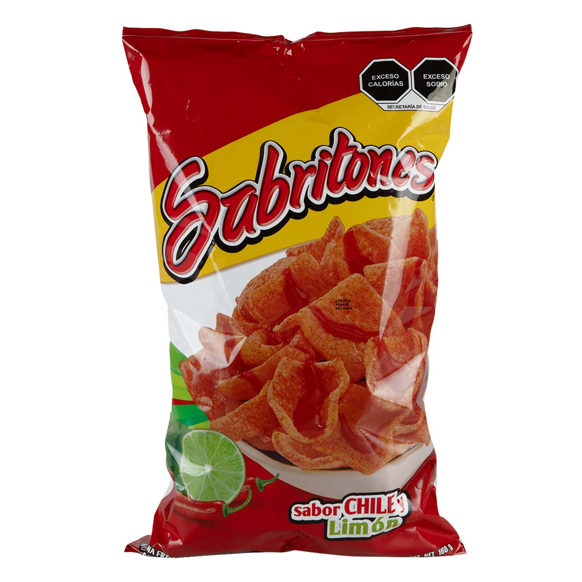Botana Sabritas Sabritones Sabor Chile Y Limón 160g | Chedraui