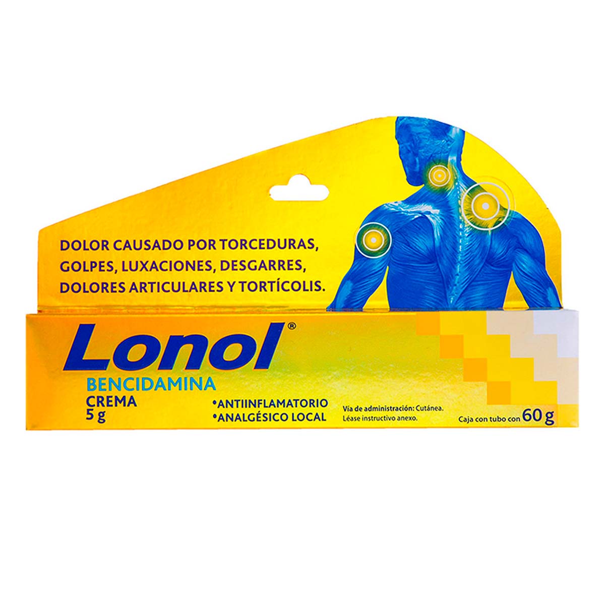 Crema Lonol 5g Tubo con 60g | Chedraui