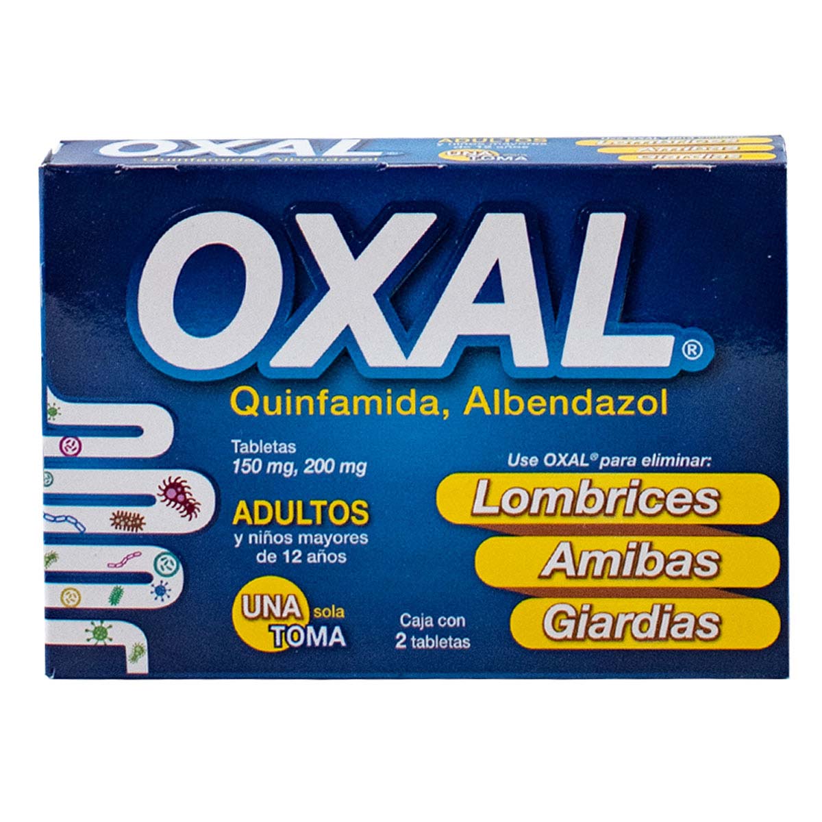 Tabletas Oxal Una Sola Toma Caja con 2 Tabletas | Chedraui