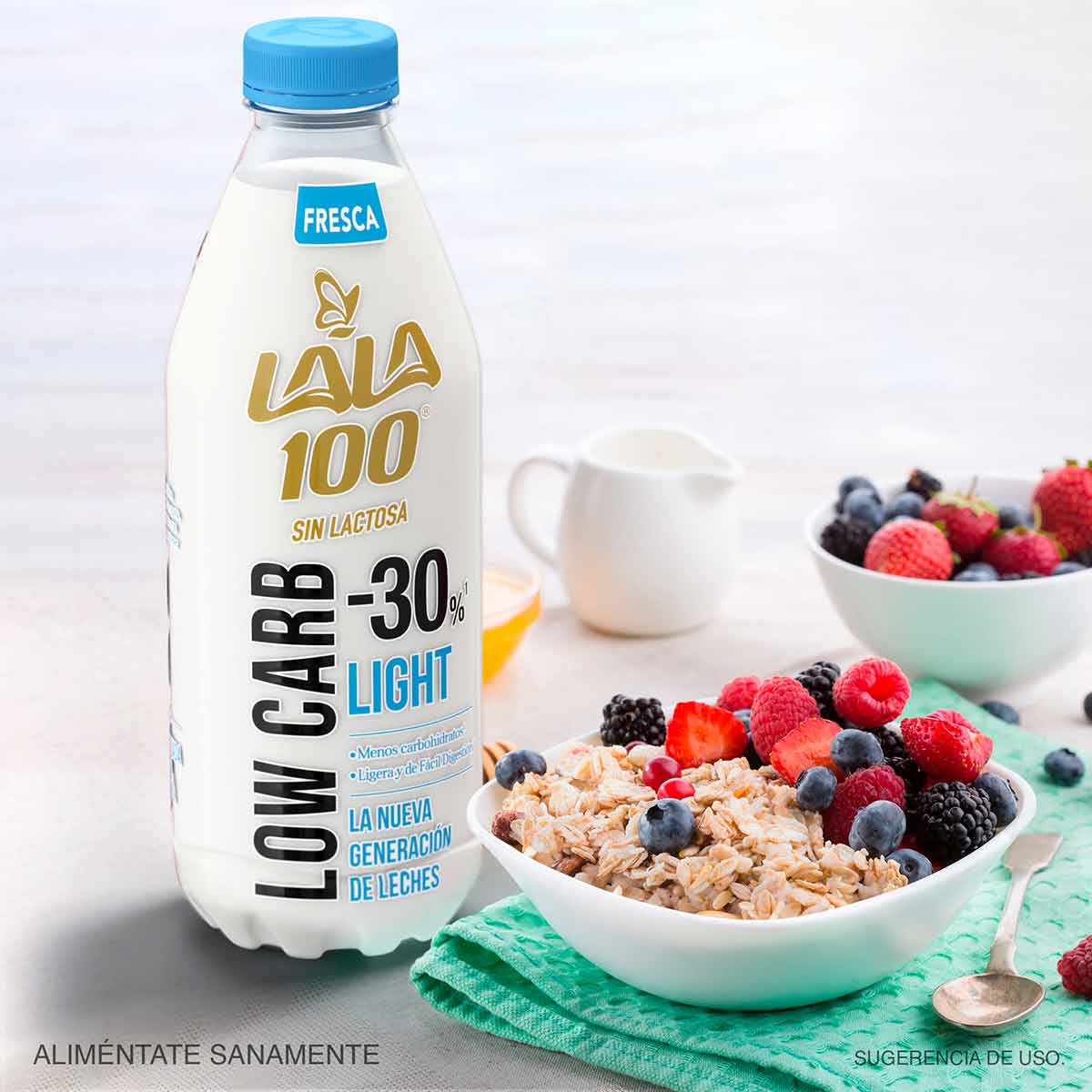 Leche Lala 100 Fresca sin Lactosa Light 1L | Chedraui