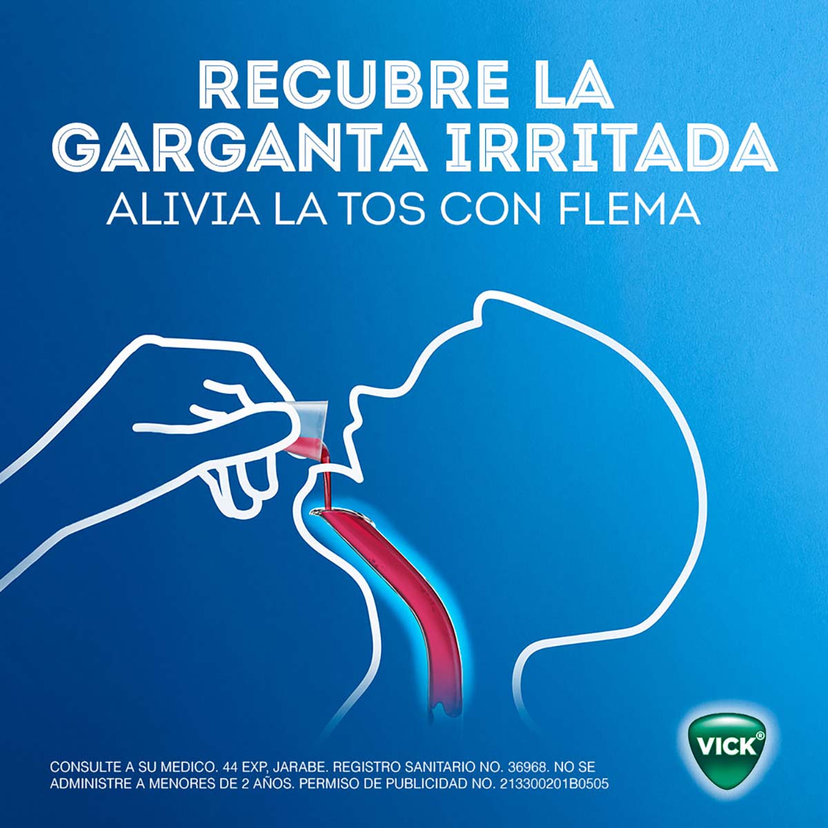 Jarabe Vick 44 Infantil Expectorante 120ml | Chedraui