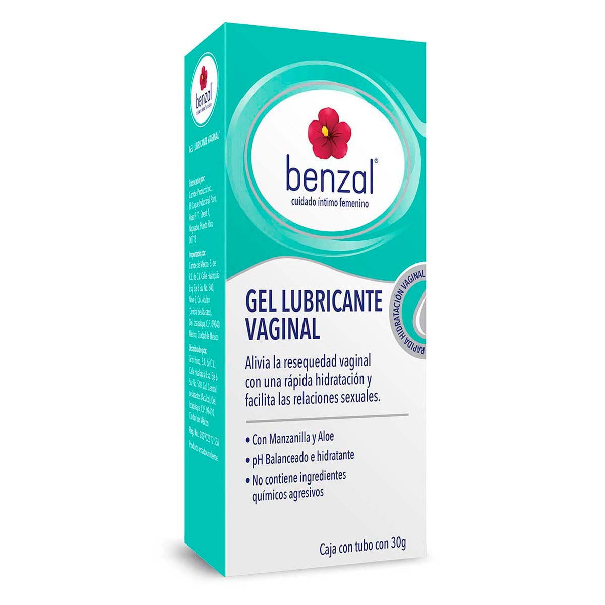 Lubricante Vaginal en Gel Benzal 30g | Chedraui