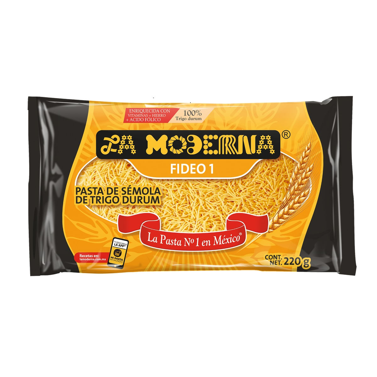 Pasta para Sopa La Moderna Fideo 1 220g | Chedraui