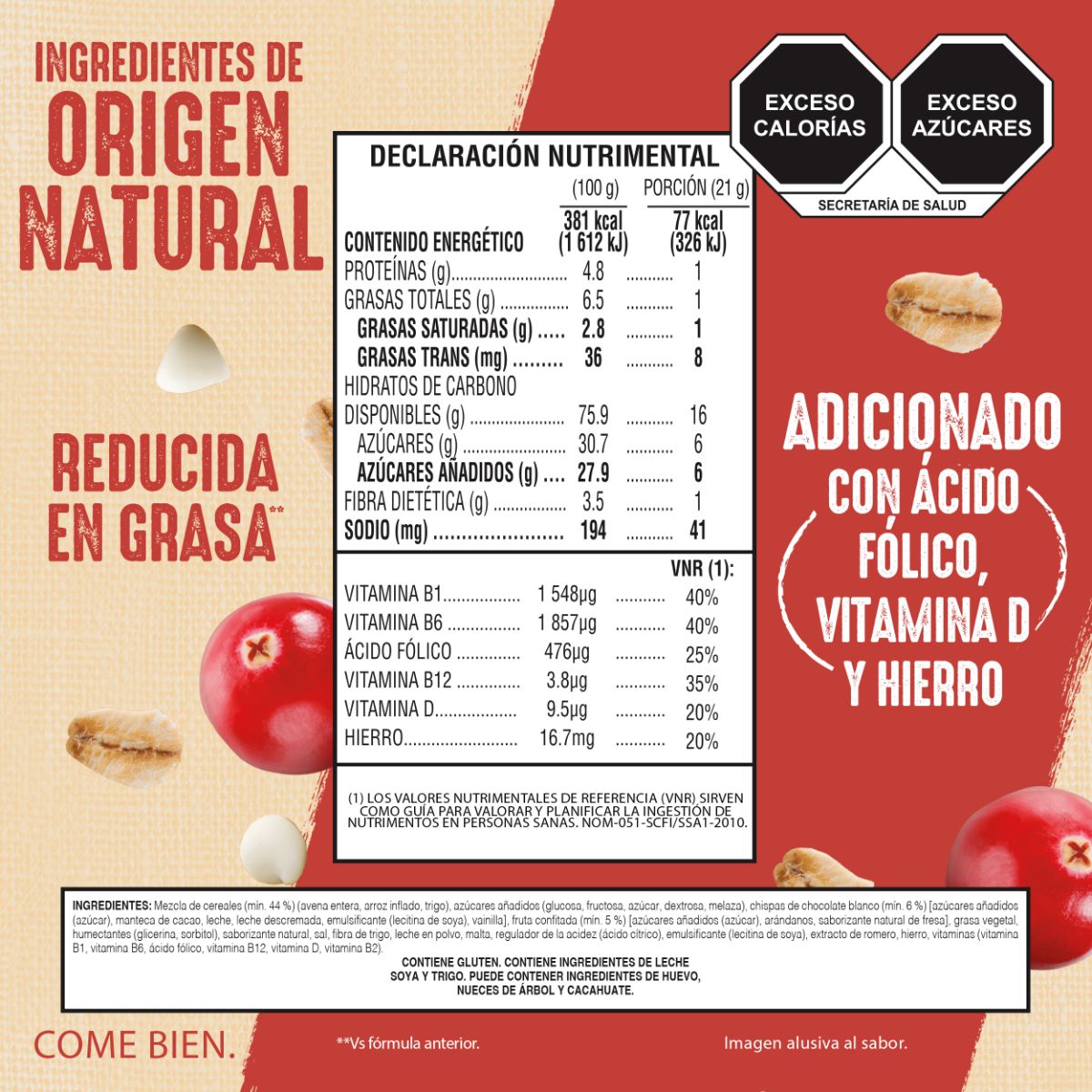 Barras Kellogg's Special K Cosecha Roja 126g | Chedraui