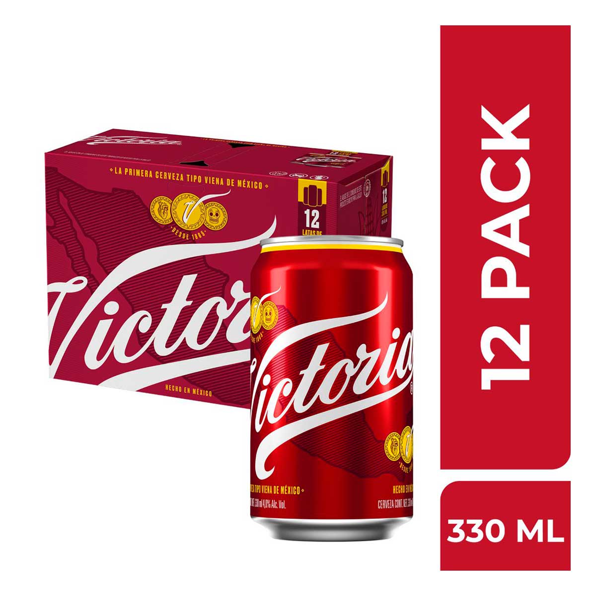 Cerveza Cerveza Victoria Oscura con 12 Latas de 330ml | Chedraui