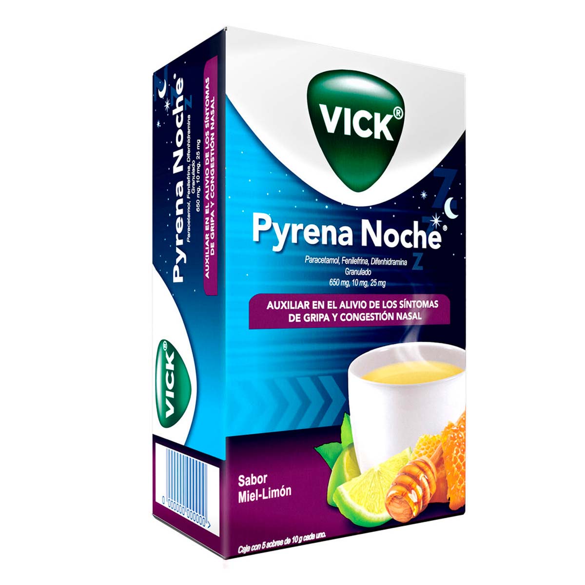 Té Vick Pyrena Noche 5 Sobres 10 | Chedraui
