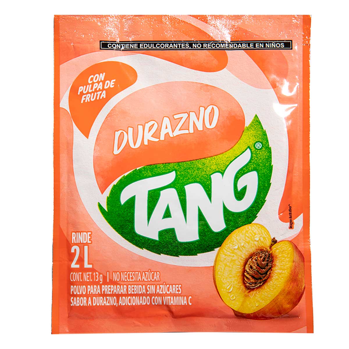 Bebida en Polvo Tang Sabor Durazno Sobre 13g | Chedraui