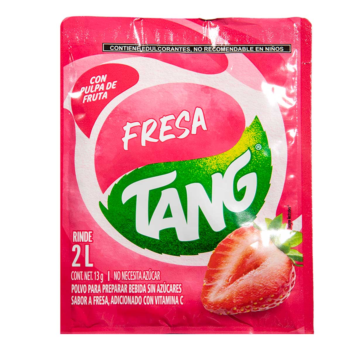 Bebida en Polvo Tang Sabor Fresa Sobre de 13g | Chedraui