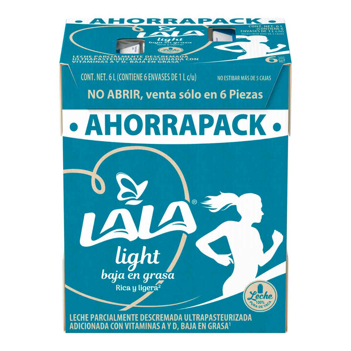 Leche Lala Light 6 piezas de 1L | Chedraui