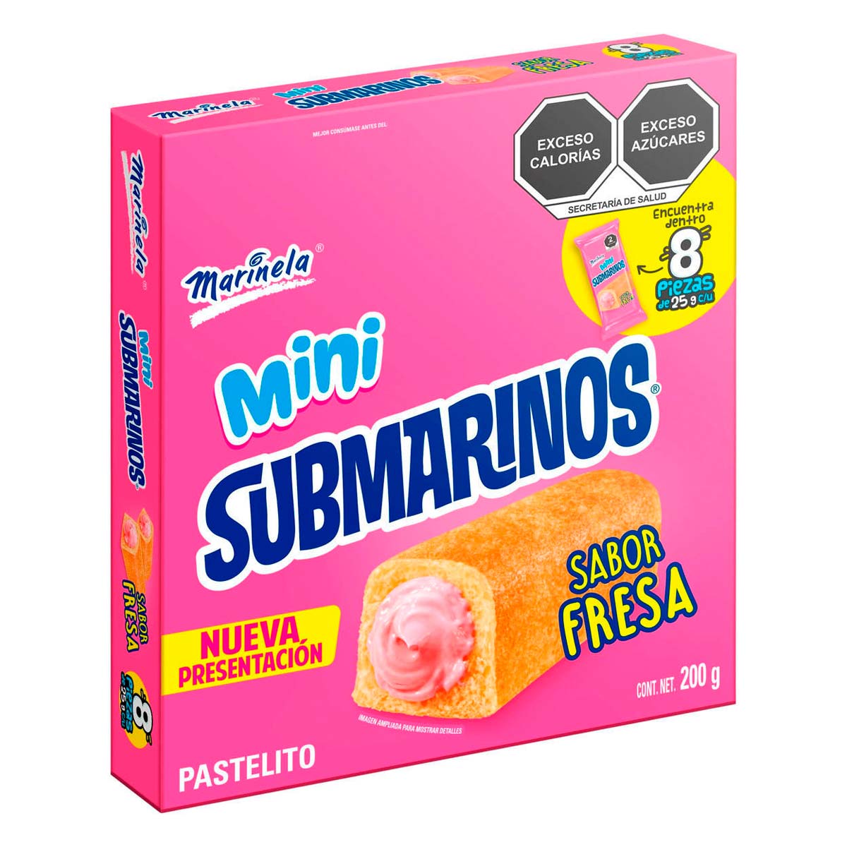Mini Submarinos Marinela 200g | Chedraui