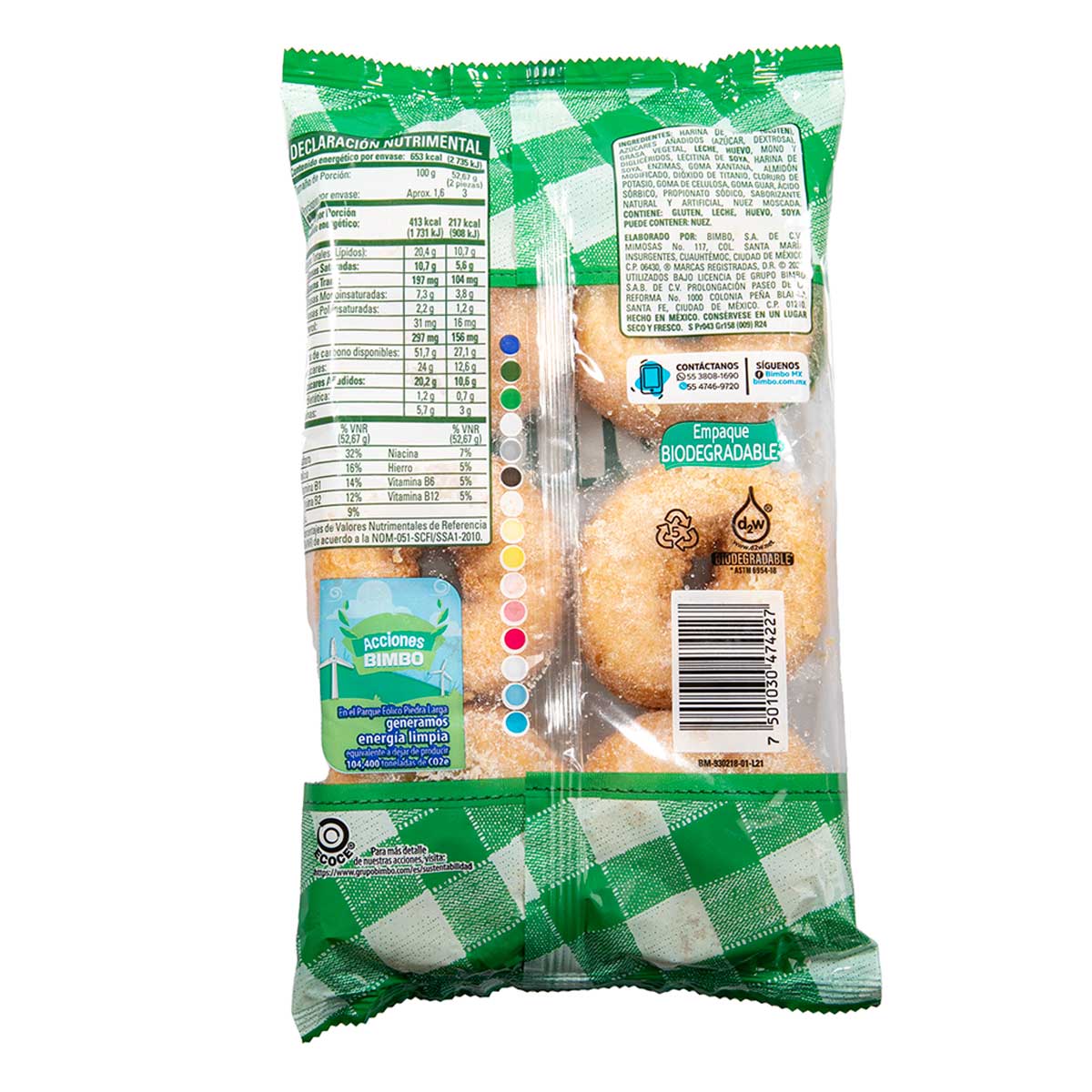 Pan Bimbo Donas Azúcar 158g | Chedraui