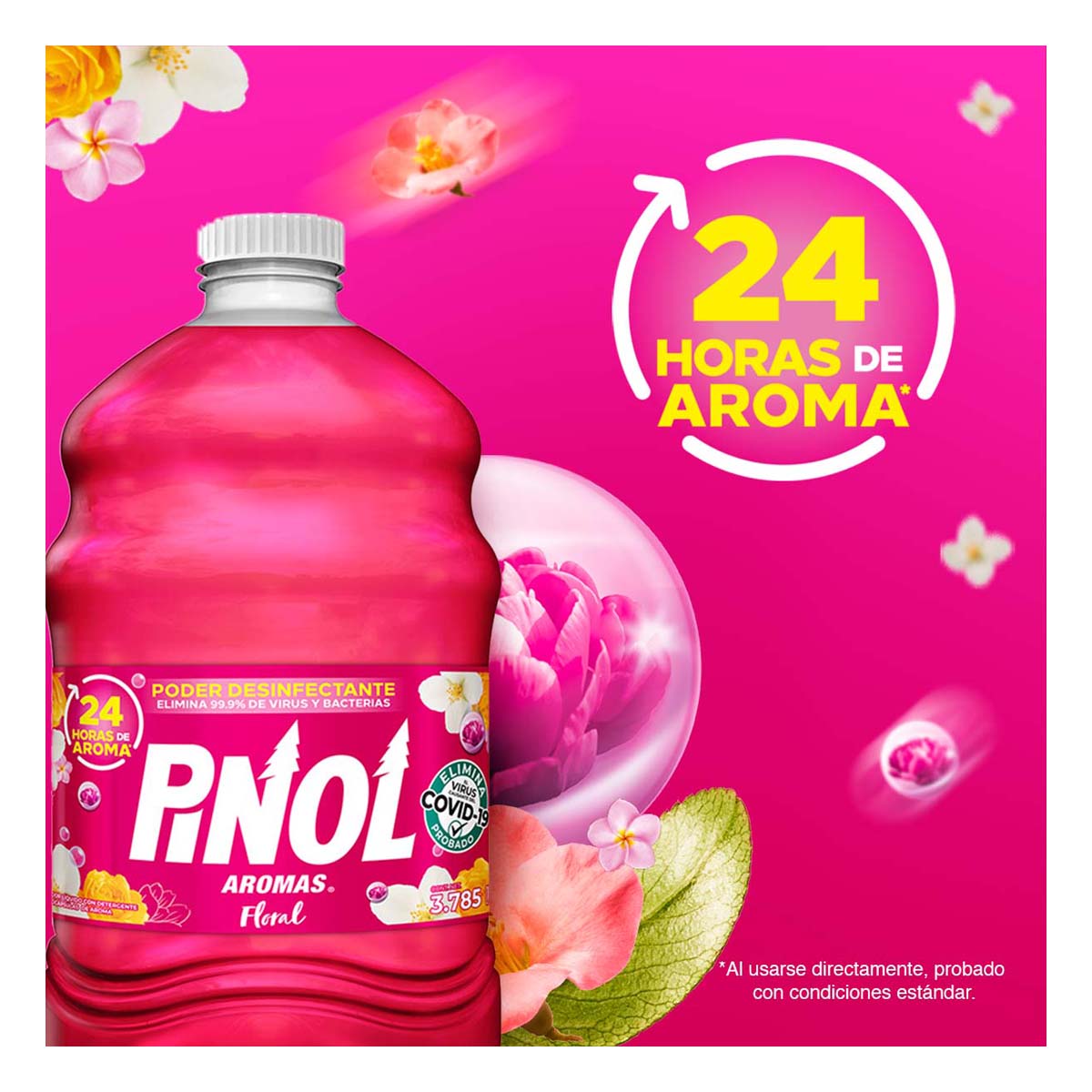 Limpiador Multiusos Pinol Floral 3.785L | Chedraui