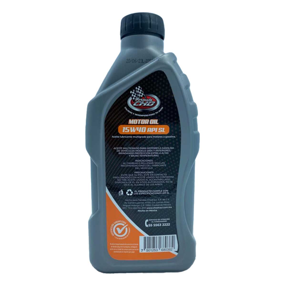 Aceite multigrado Fórmula Chd 15W40 | Chedraui