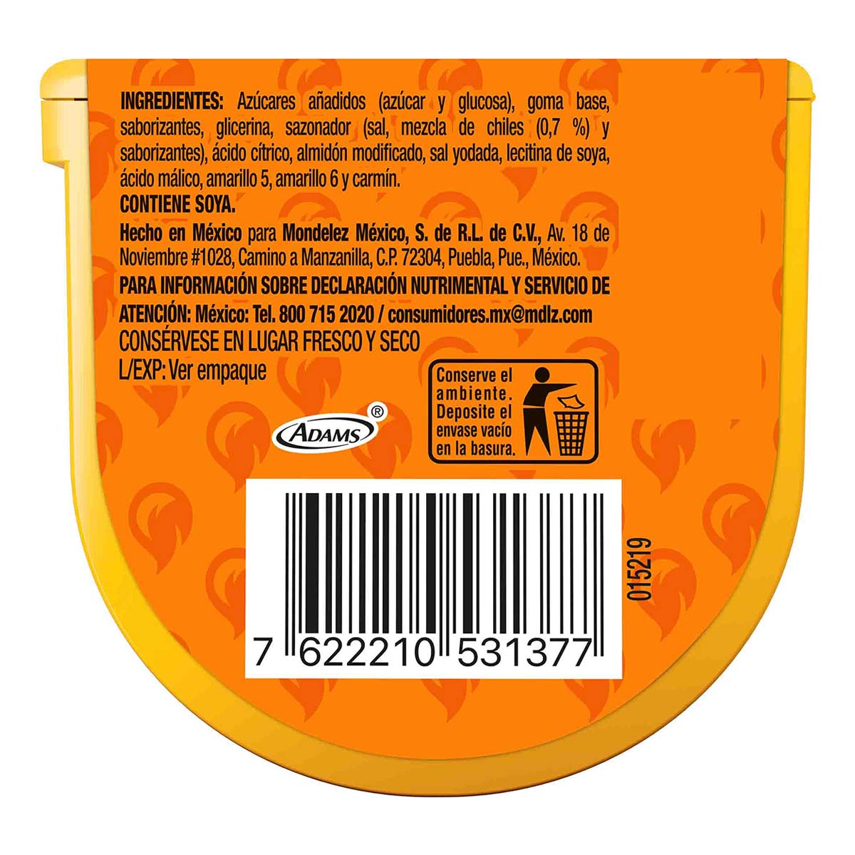 Goma De Mascar Bubbaloo Rollo Mango 56.7g | Chedraui