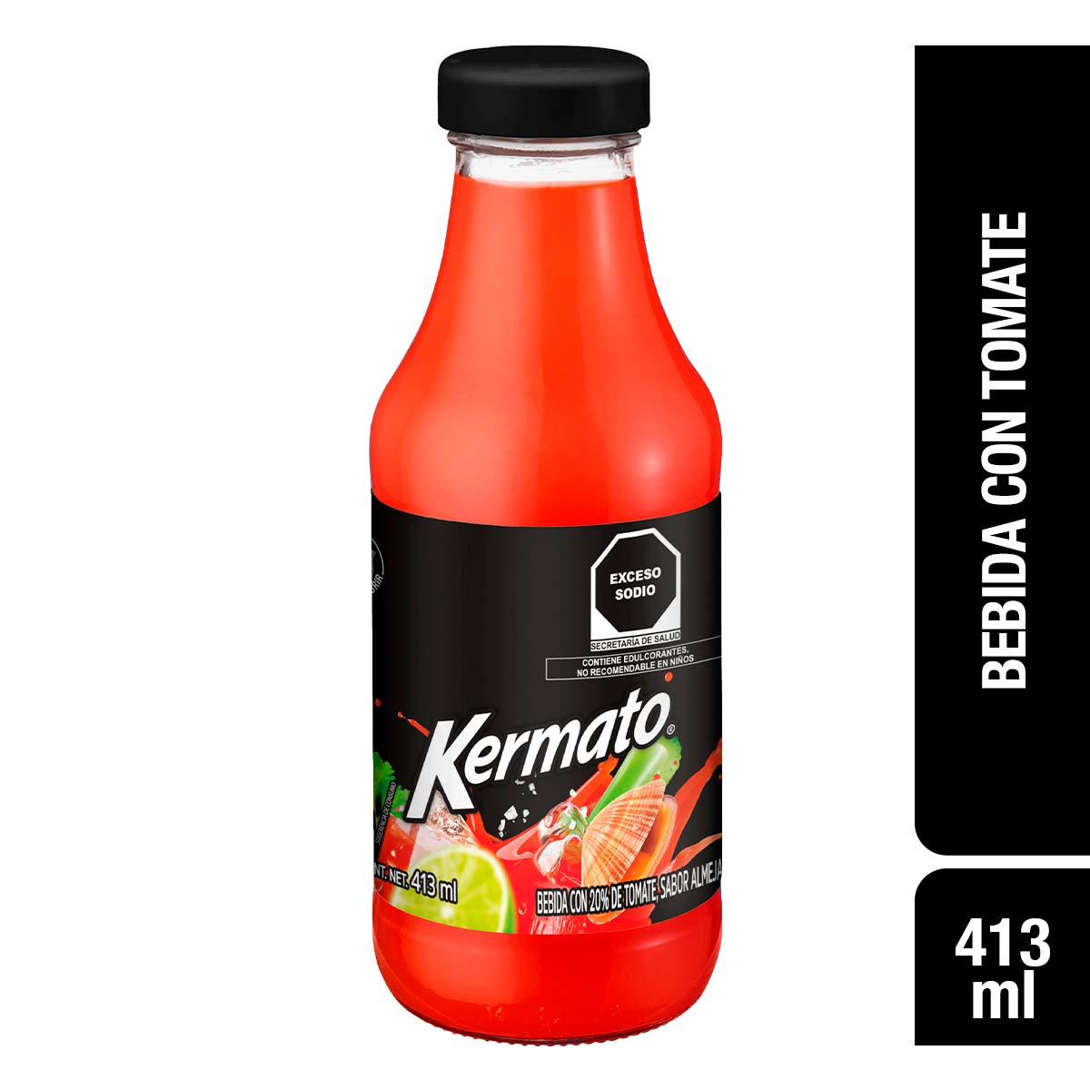 Jugo de Tomate y Almeja Kermato 445ml | Chedraui
