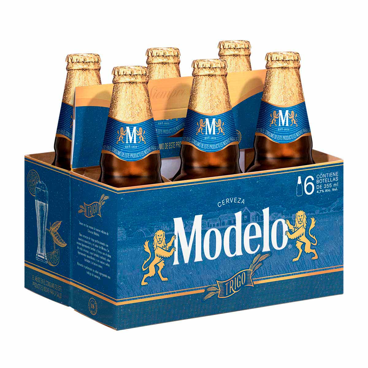 Cerveza Modelo Trigo 6 Pack Botella de 355ml | Chedraui